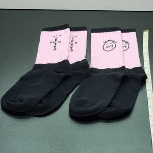 Underwear & Socks | Travis Scott Cactus Jack Black Pink Crew Socks ...